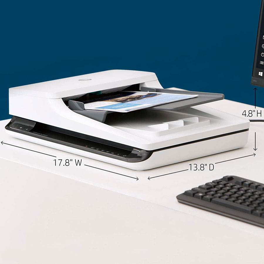 Scanner HP 2500 f1 Flatbed ScanJet Pro – اوج رایانه